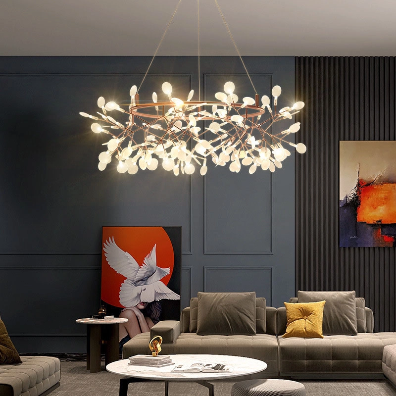 TOMAX 80CM/31INCH Nordic Firefly Chandelier Living Room Lamp Post ...