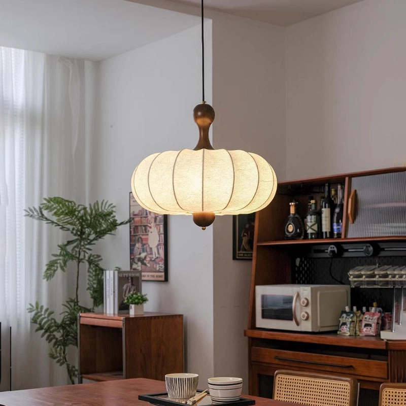 TOMAX 50CM/20INCH Japanese imitation silk pumpkin chandelier Retro ...