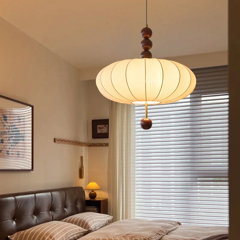 TOMAX 50CM/20INCH Japanese imitation silk pumpkin chandelier Retro ...