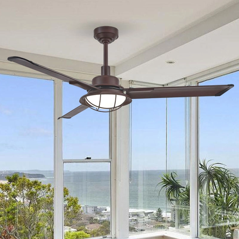 TOMAX Waterproof outdoor ceiling fan light - 52 inches with 3-color LED ...